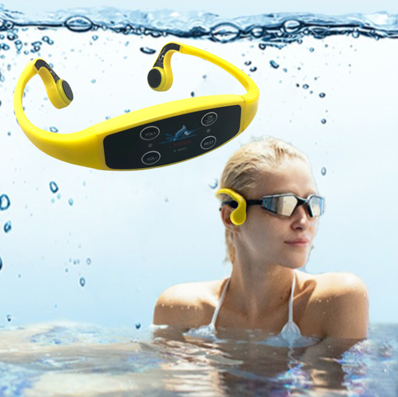 Swim Coaching One Way Communication Underwater Bone Conduction Headphone