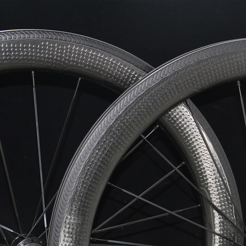700c Carbon Road Wheels Dimple V Brake Wheelset High TG Golf Dimple ...