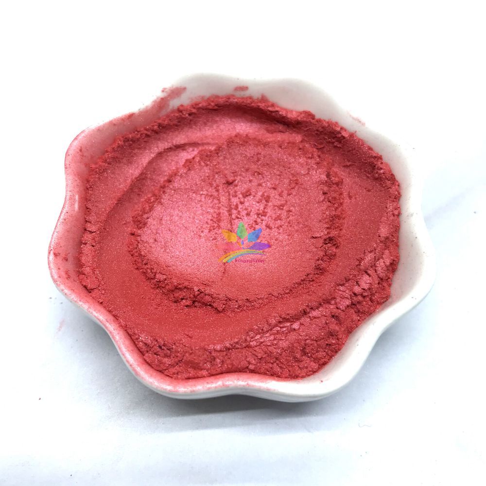 KMCR7 pearl red color Mica Powder Epoxy Resin Color Pigment Powder