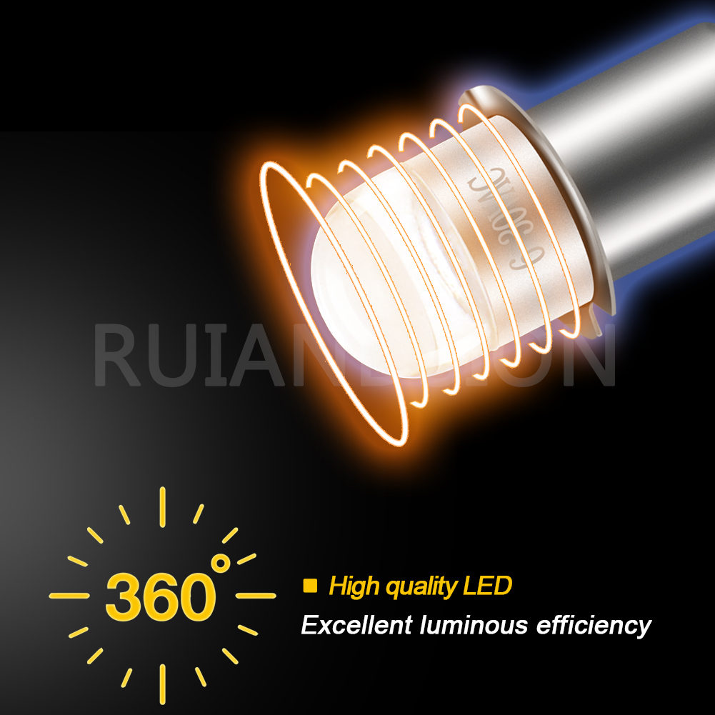 Ruiandsion E10 P13.5S LED Bulb Mountain Bike Headlight Cycling Light ...