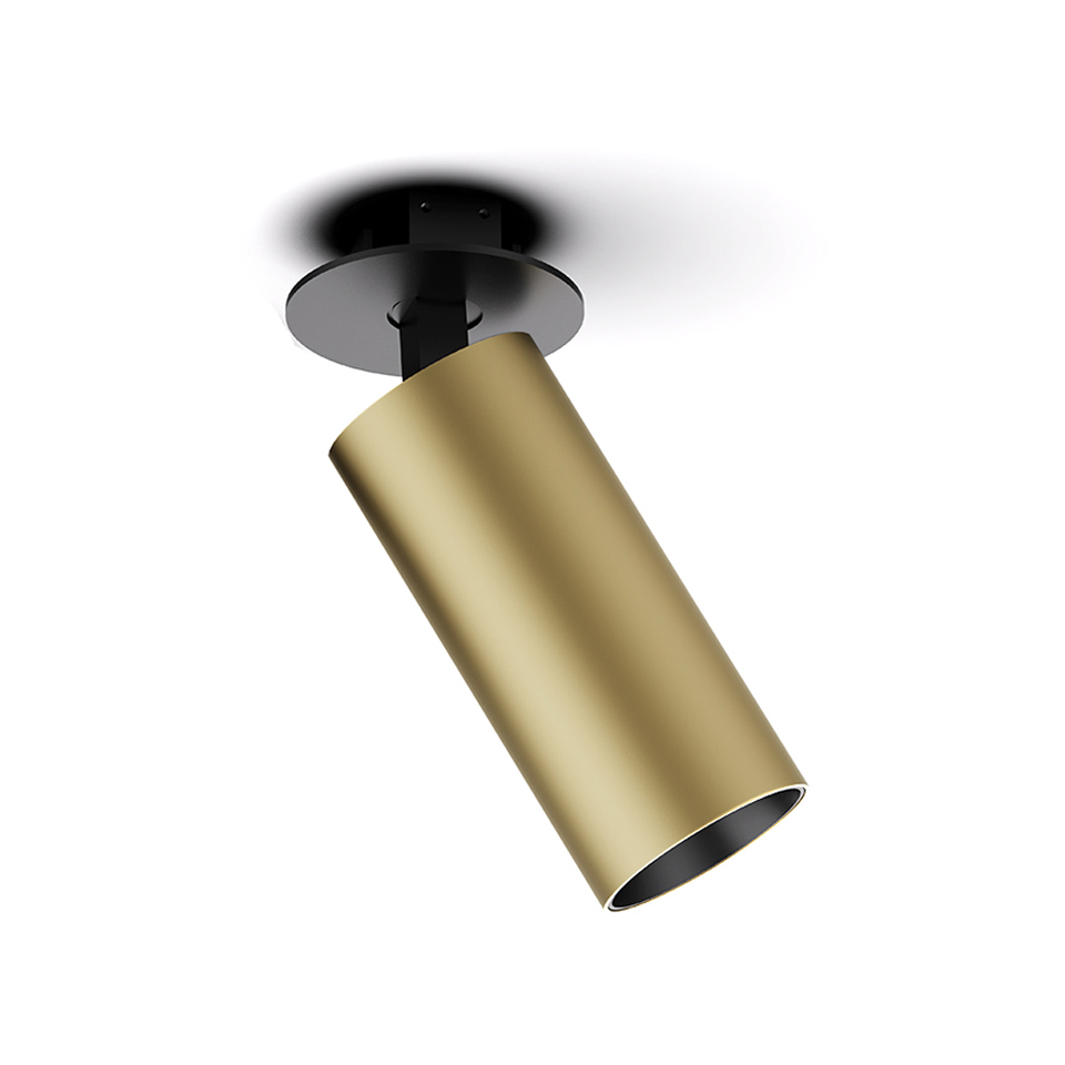 55 series golden recessed spotlight
