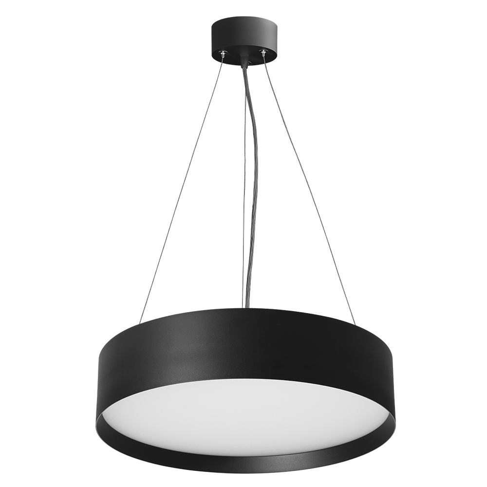 White + Golden Round LED Pendant Light 【LDD0291H】