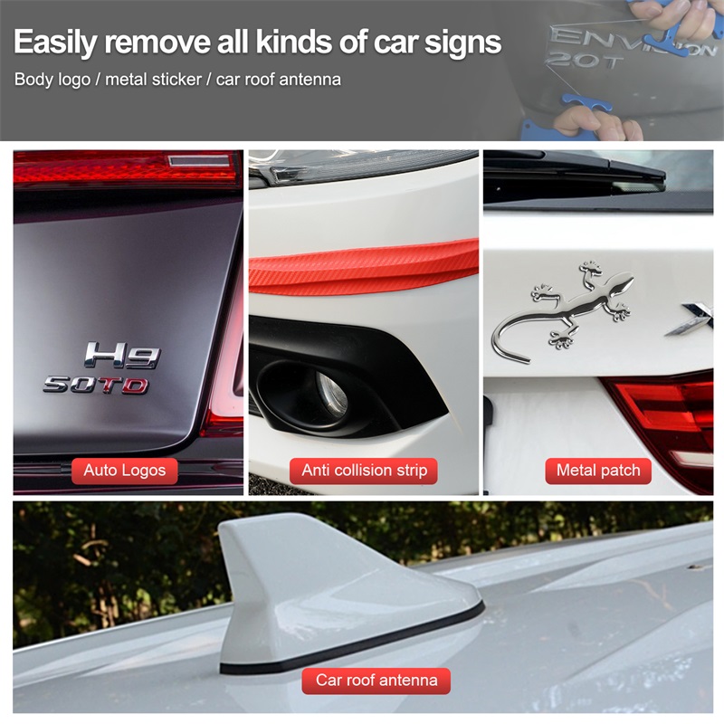 FOSHIO Auto Emblem Removal Tools Car Wrapping Surface Logo Remover