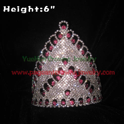Wholesale pageant custom crowns rhinestone custom pageant crowns