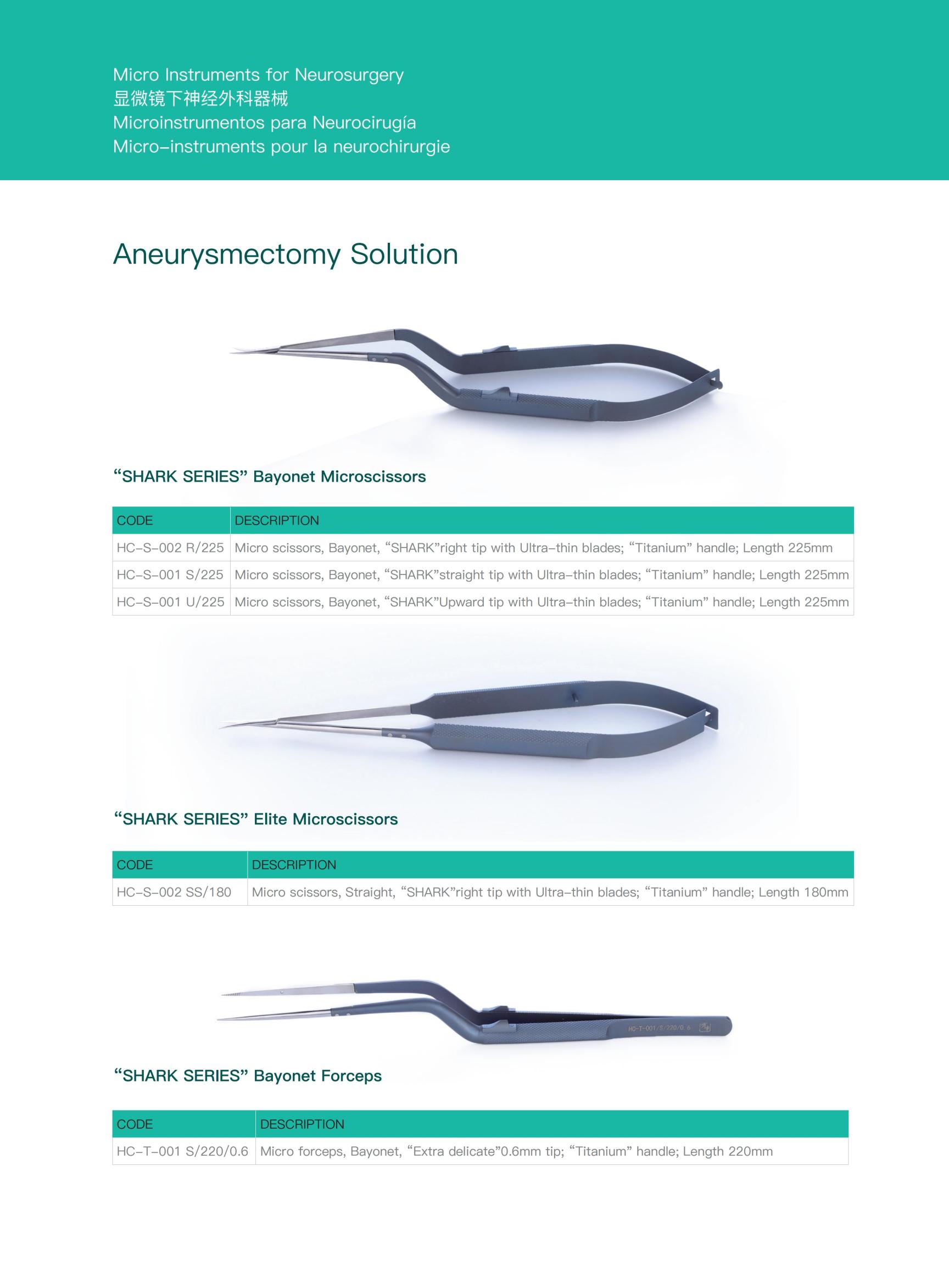 Endoscopic&Micro Surgery Instrument Solution