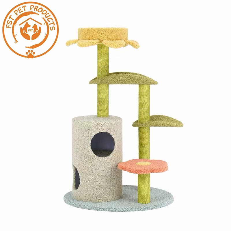 Cat Tree Indoor Cats, Multi-Level Cat Condo with Scratching Posts for ...