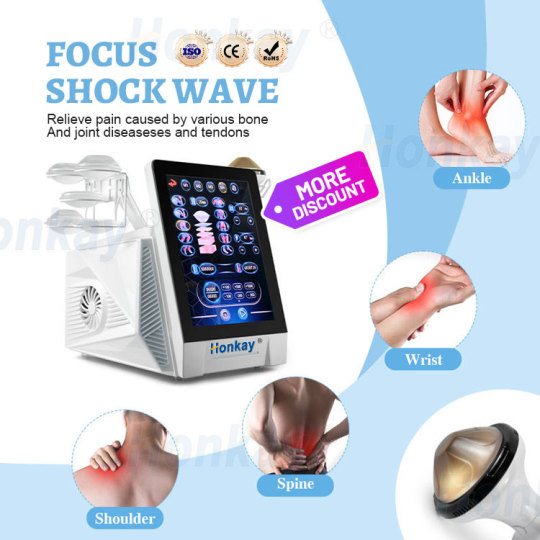 health care focused shockwave therapy machine for back belly leg foot ...