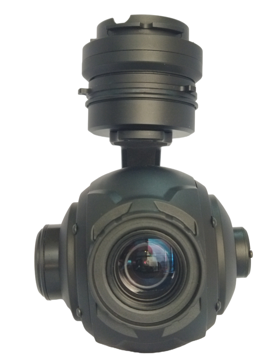 KIP10-G6 10x optical zoom visible light 3-axis Gimbal camera+ 640x512 ...