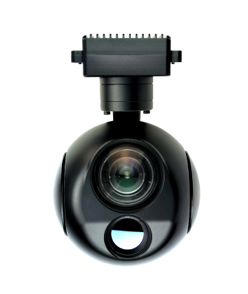 DIU10S4KG613 10x 4K visible light Optical zoom camera + 640*512 thermal ...