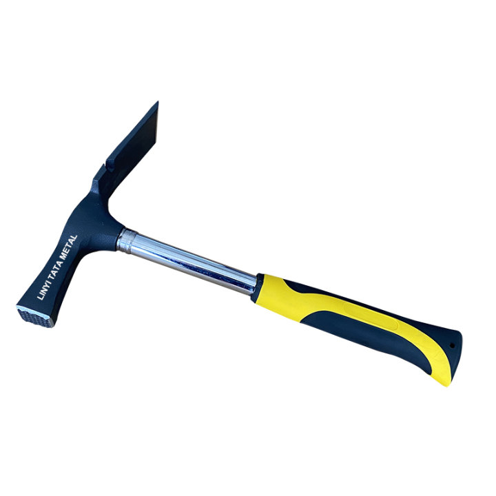 Mason hammer with tubular steel handle 600g