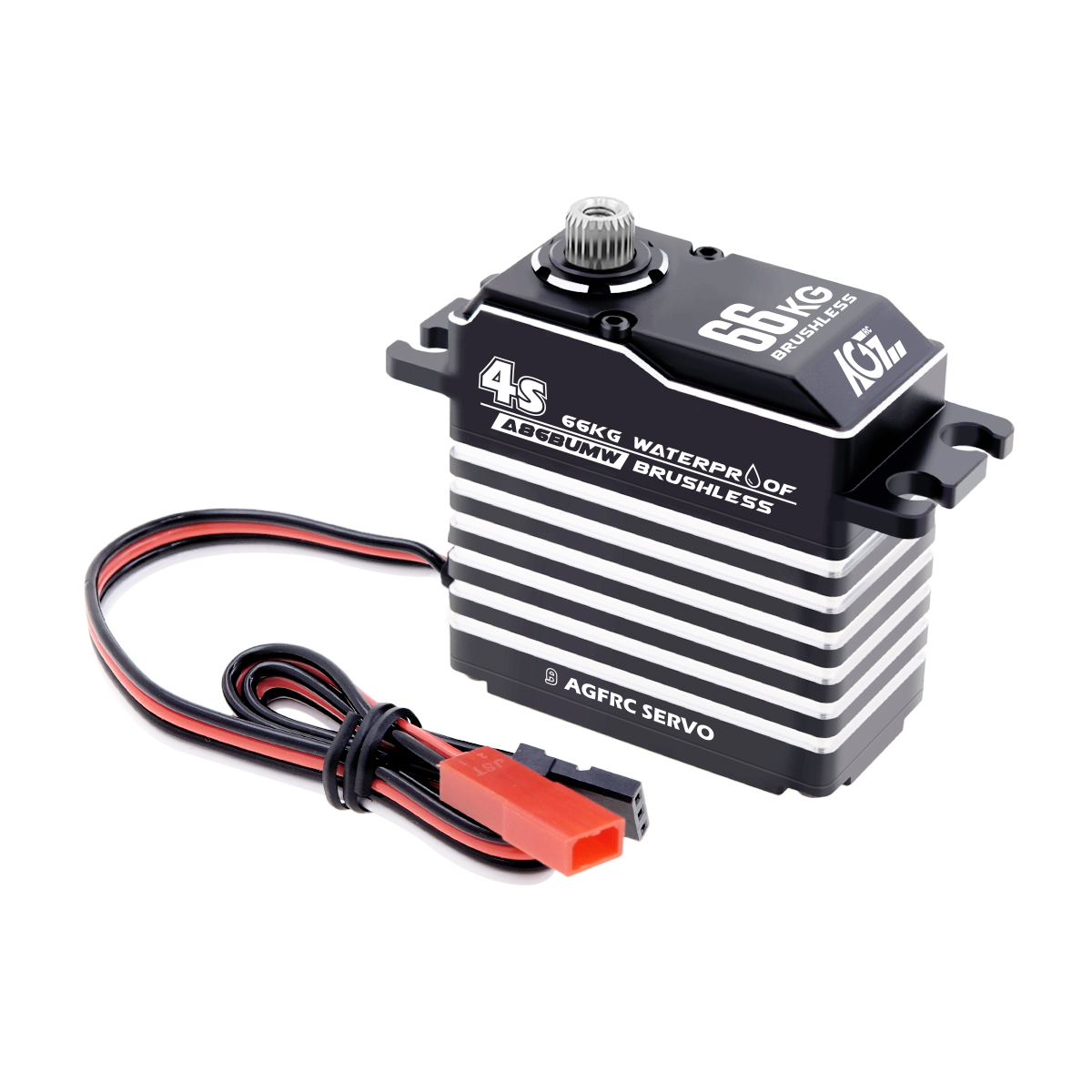 AGFRC 66KG 16。8V 4S LiPo Monster Torque Waterproof Brushless RC Servo