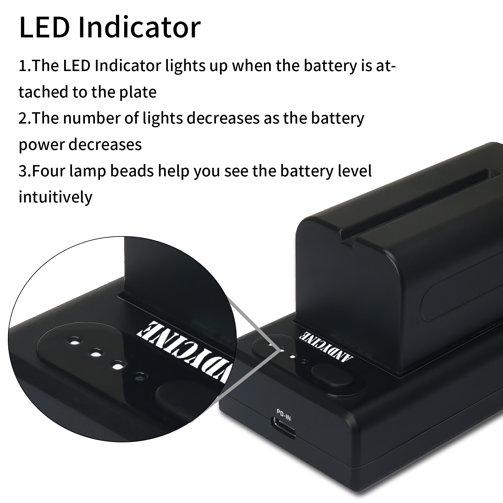 Andycine Multi Function NP-F Battery Plate with D-Tap,Type-C PD,USB-A ...