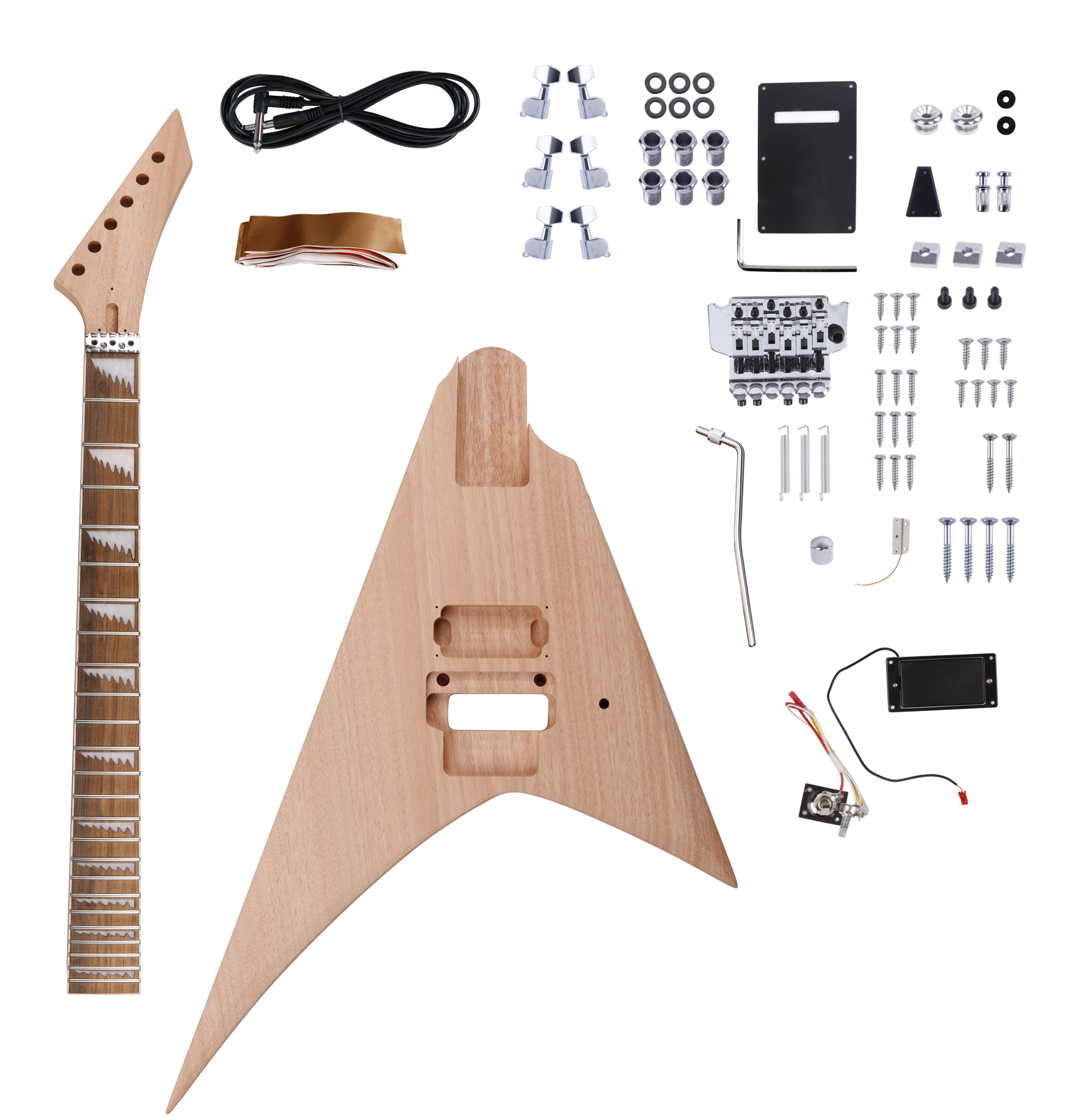 Leo Jaymz DIY Electric Guitar Kits in AL Style - Mahogany Body and Neck ...