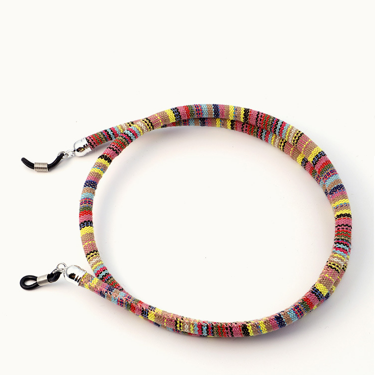 colorful eyeglass ethnic cotton cord spectacle string eyewear retainer ...