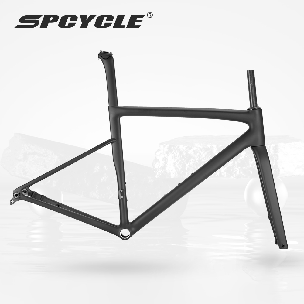 Full Carbon Road Frame Mountain Bike Gravel Cyclocross Frames and Bike ...