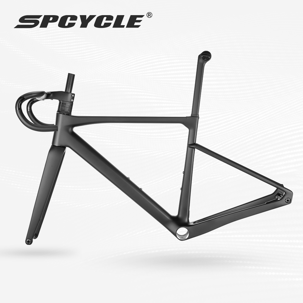 Full Carbon Road Frame Mountain Bike Gravel Cyclocross Frames and Bike ...