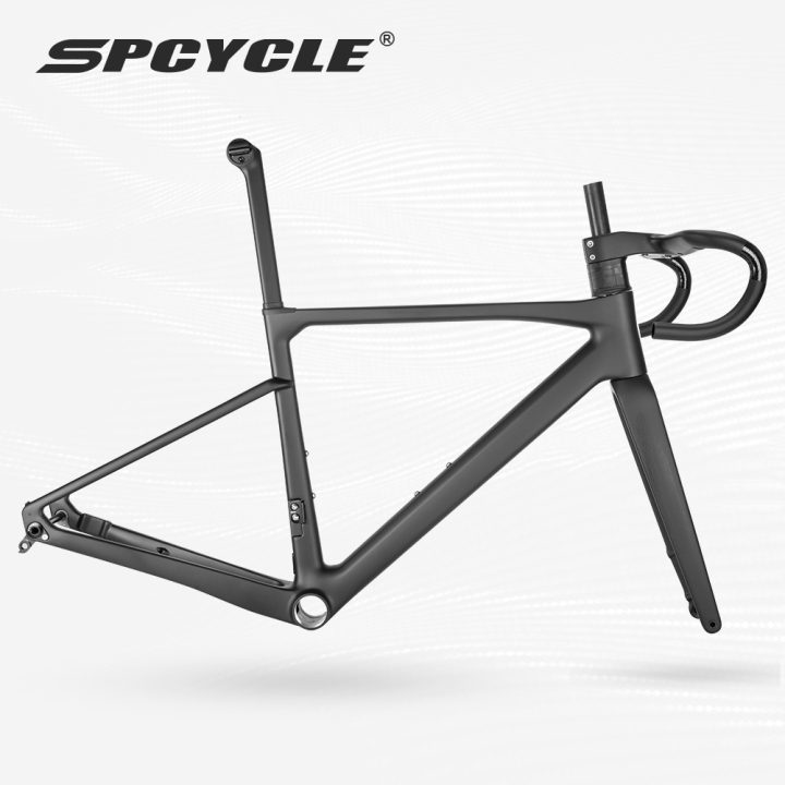 Full Carbon Road Frame Mountain Bike Gravel Cyclocross Frames and Bike ...