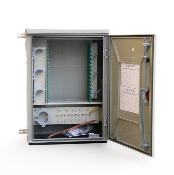 TW-WMCB-144 144 Cores Wall Mounted Pole Mounted SMC Fiber Optic Cabinet ...