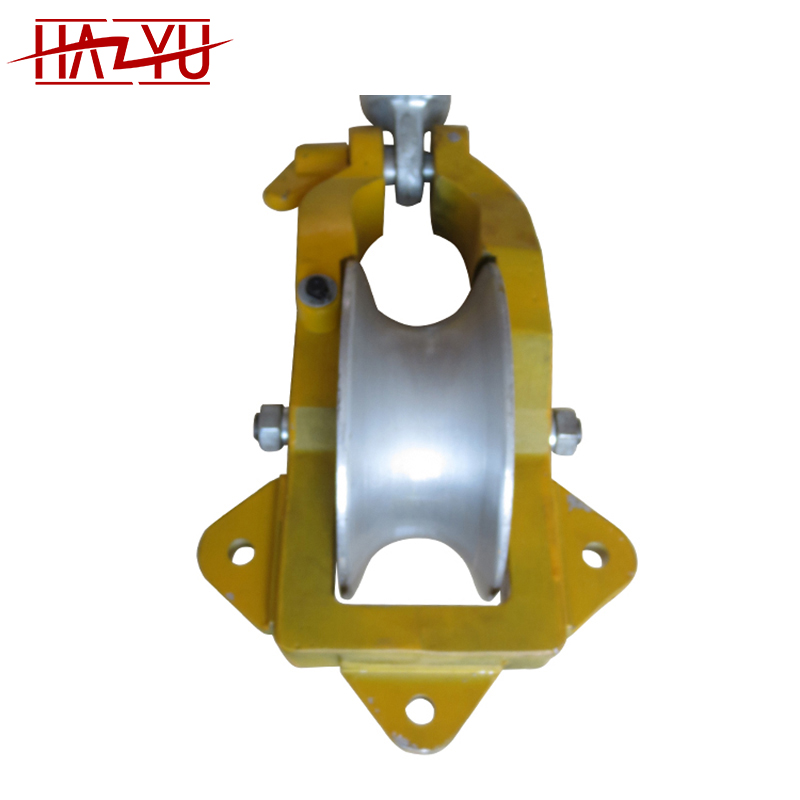 Universal Crossarm Mounted And Hooked Style Stringing Block Pulley