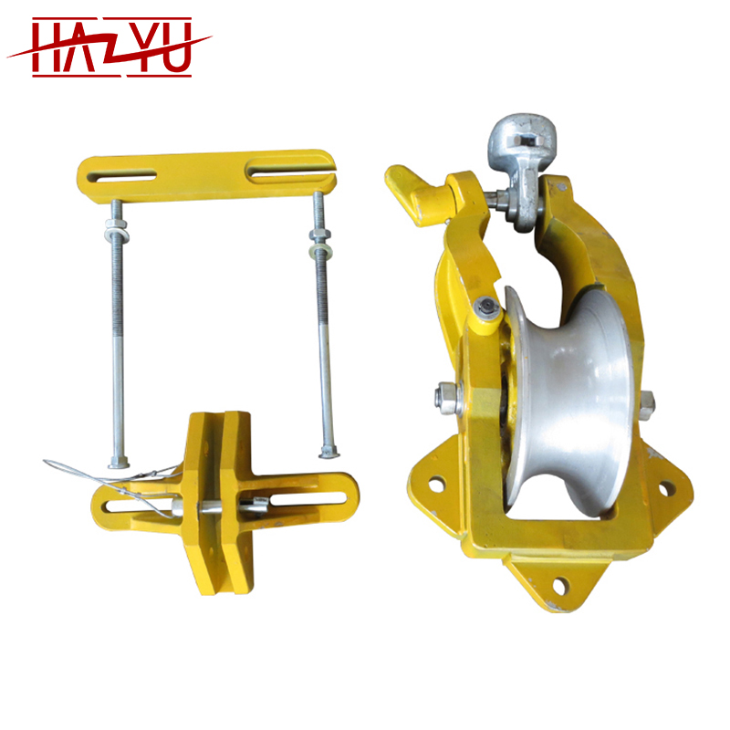 Universal Crossarm Mounted And Hooked Style Stringing Block Pulley