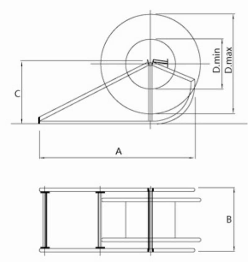 Stringing Equipment Cradle Reel Elevators Cable Reel Stand