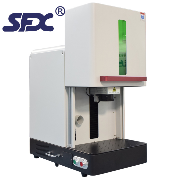 SFX 50W JPT Fiber Laser Marking Machine Fully Enclosed Fiber Laser ...