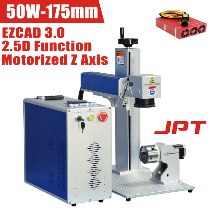 SFX Laser 50w JPT Fiber Laser Engraver with EzCad3.0 Software, 2.5D ...