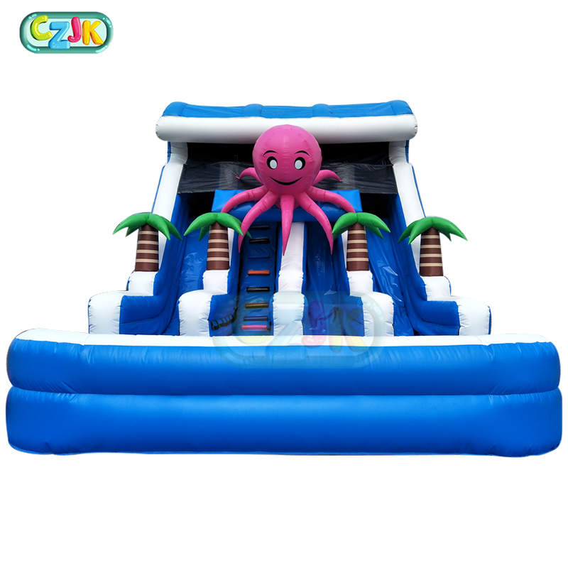 HT-170 Inflatable Octopuses Water Slide Pool