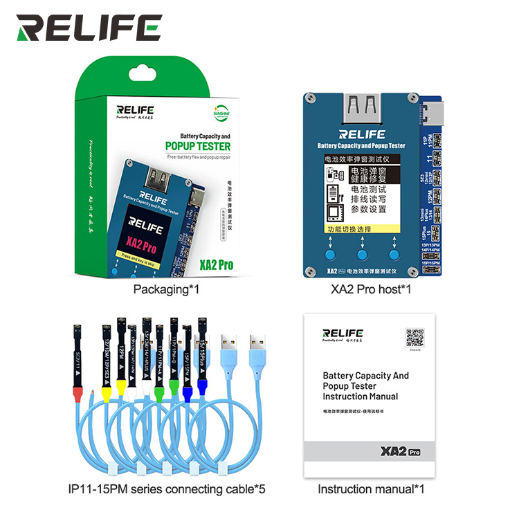 RELIFE XA2 Pro battery efficiency popup tester for sale at ...